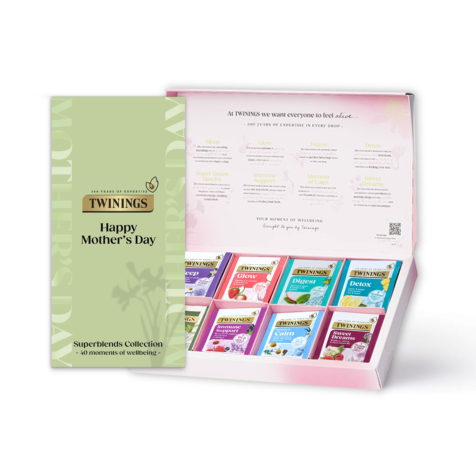 Mother's Day Superblends Collection Gift Box - 40 Envelopes – Twinings