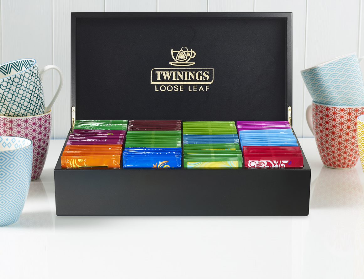 The Twinings Loose Leaf Pyramid Tea Box