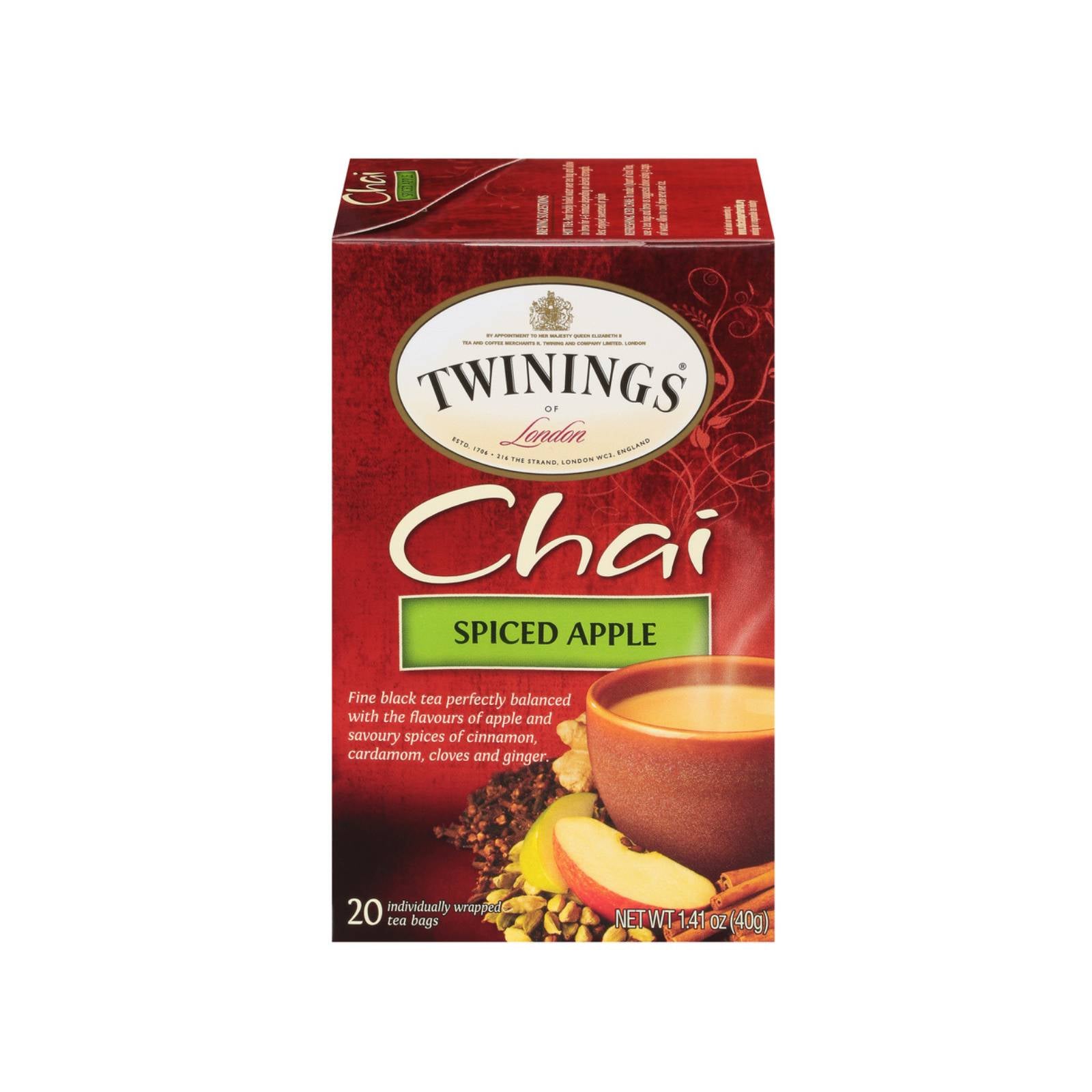 Chai Spiced Apple Black Tea (International Blend) - 20 Envelopes – Twinings