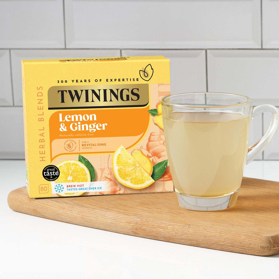 Twinings Lemon & Ginger - 80 Tea Bags