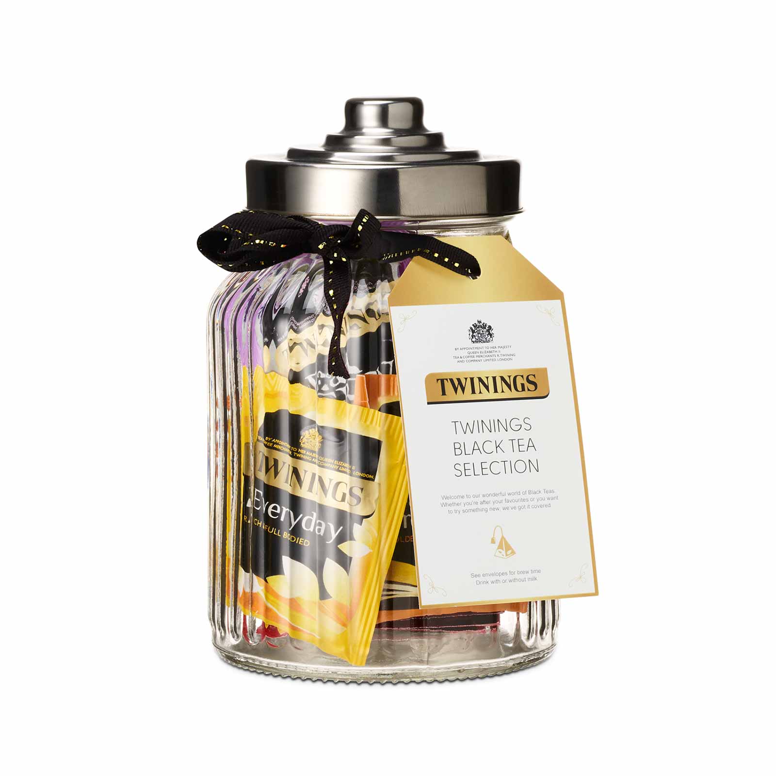 Twinings Black Tea Selection Filled Jar - 30 Envelopes