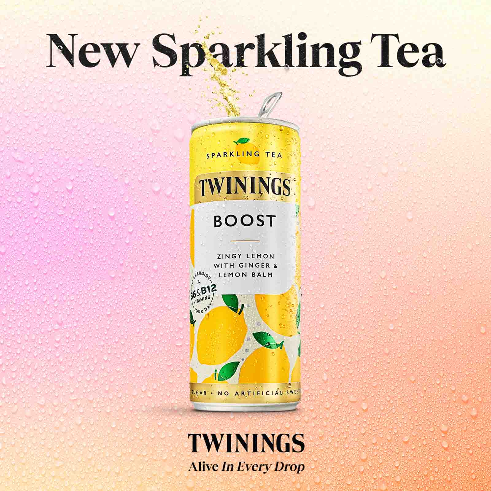 Twinings Sparkling Tea Boost 12 Pack