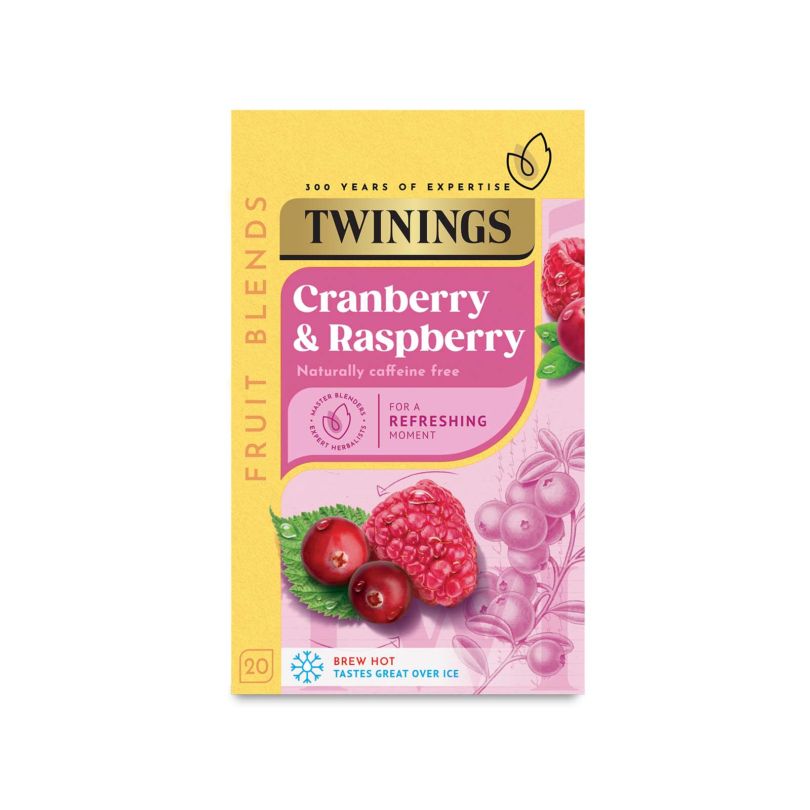 Twinings Cranberry & Raspberry - 20 Tea Bags