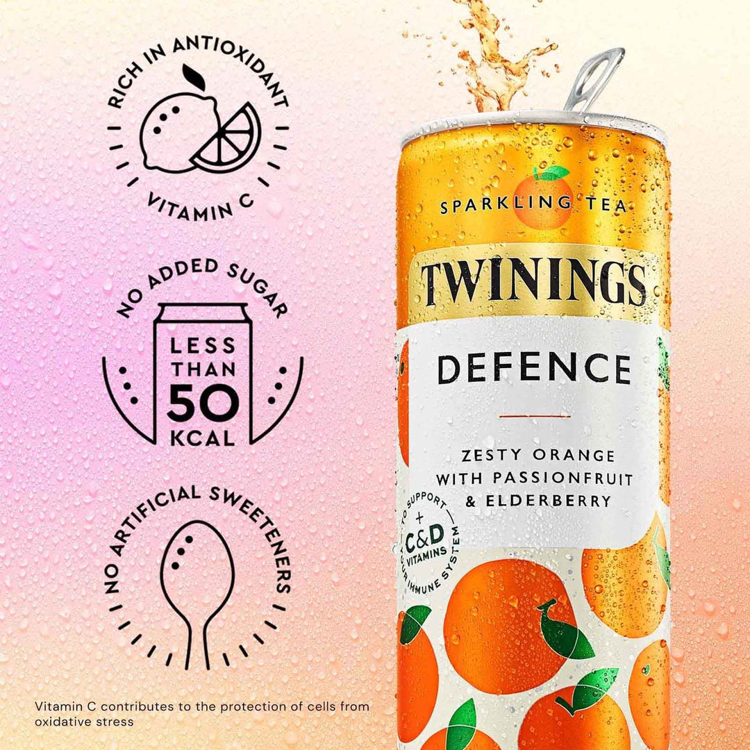 Twinings Sparkling Tea - 12 Can Selection Pack