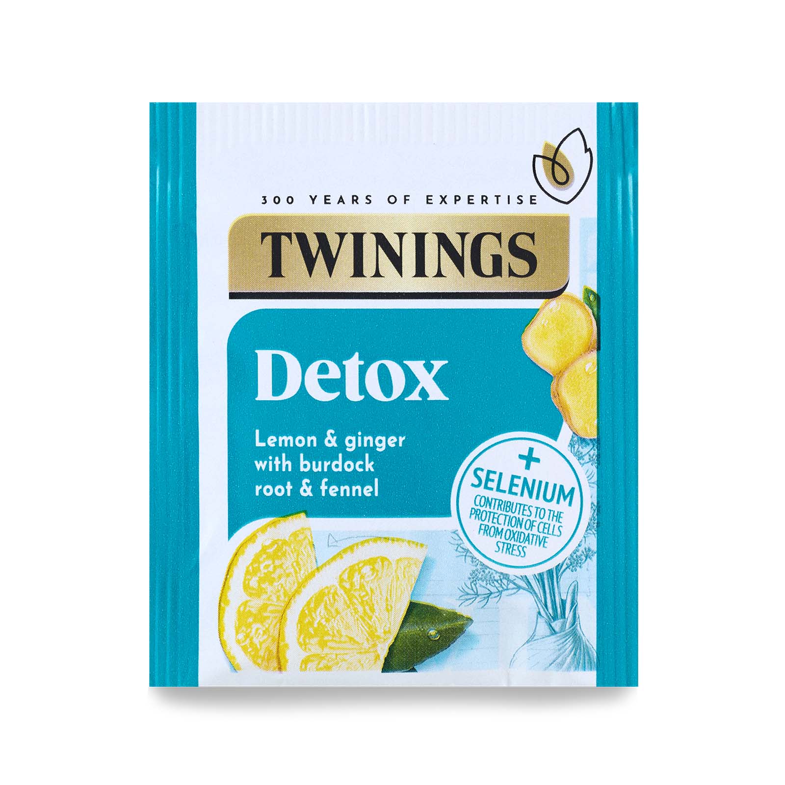 Superblends Defence Tea Lemon & Ginger with Fennel 20 Envelopes – Twinings