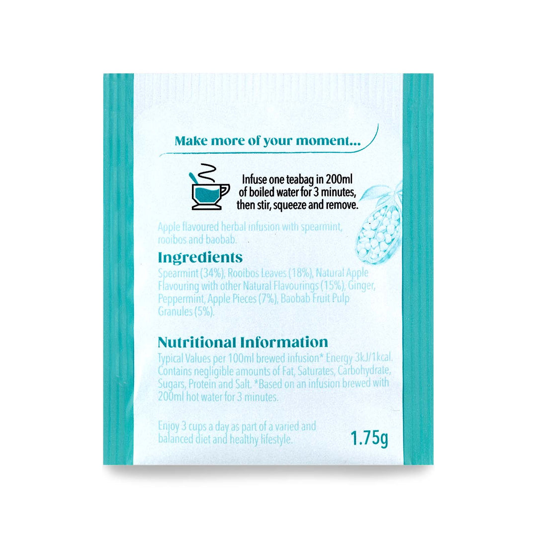 Superblends Digest Tea Spearmint, Apple & Rooibos 20 Envelopes – Twinings