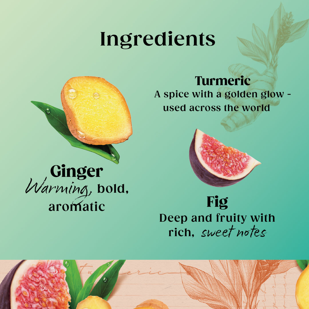 Superblends Digest Tea Ginger & Turmeric with Fig 20 Envelopes – Twinings