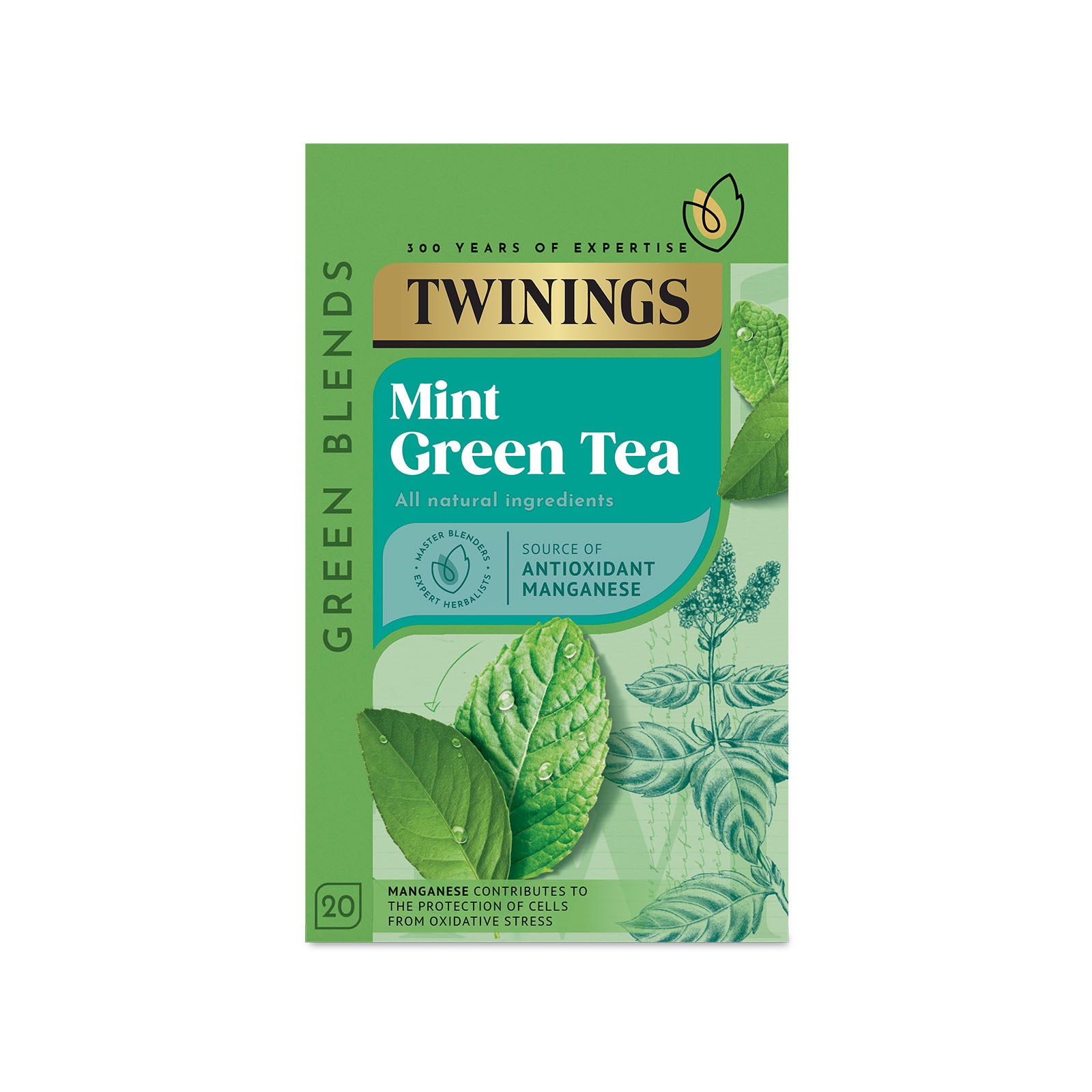 Twinings Green Tea & Mint - 20 Tea Bags
