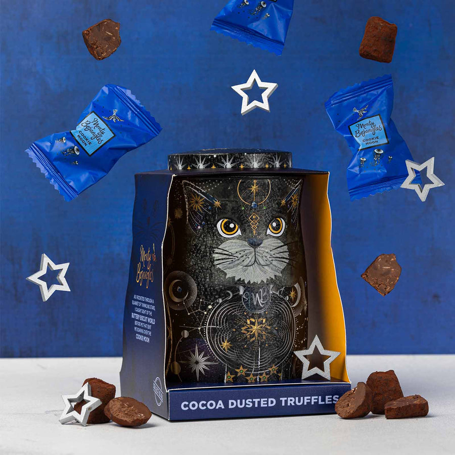 Monty Bojangles Cosmic Blink Cookie Moon Truffles Cat Tin – Twinings