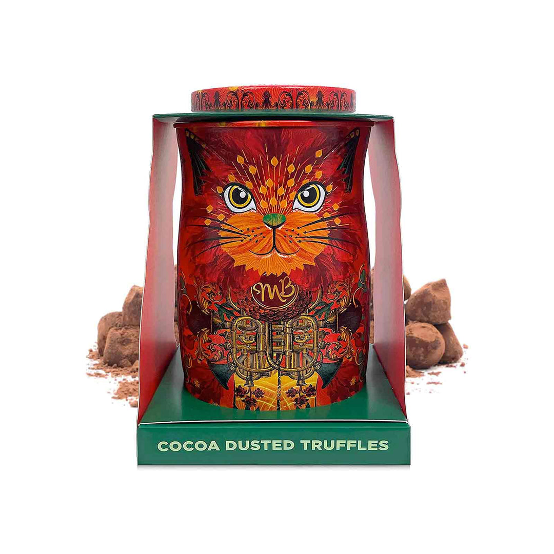 Monty Bojangles Fire Dancer Orange Angelical Truffles Cat Tin – Twinings