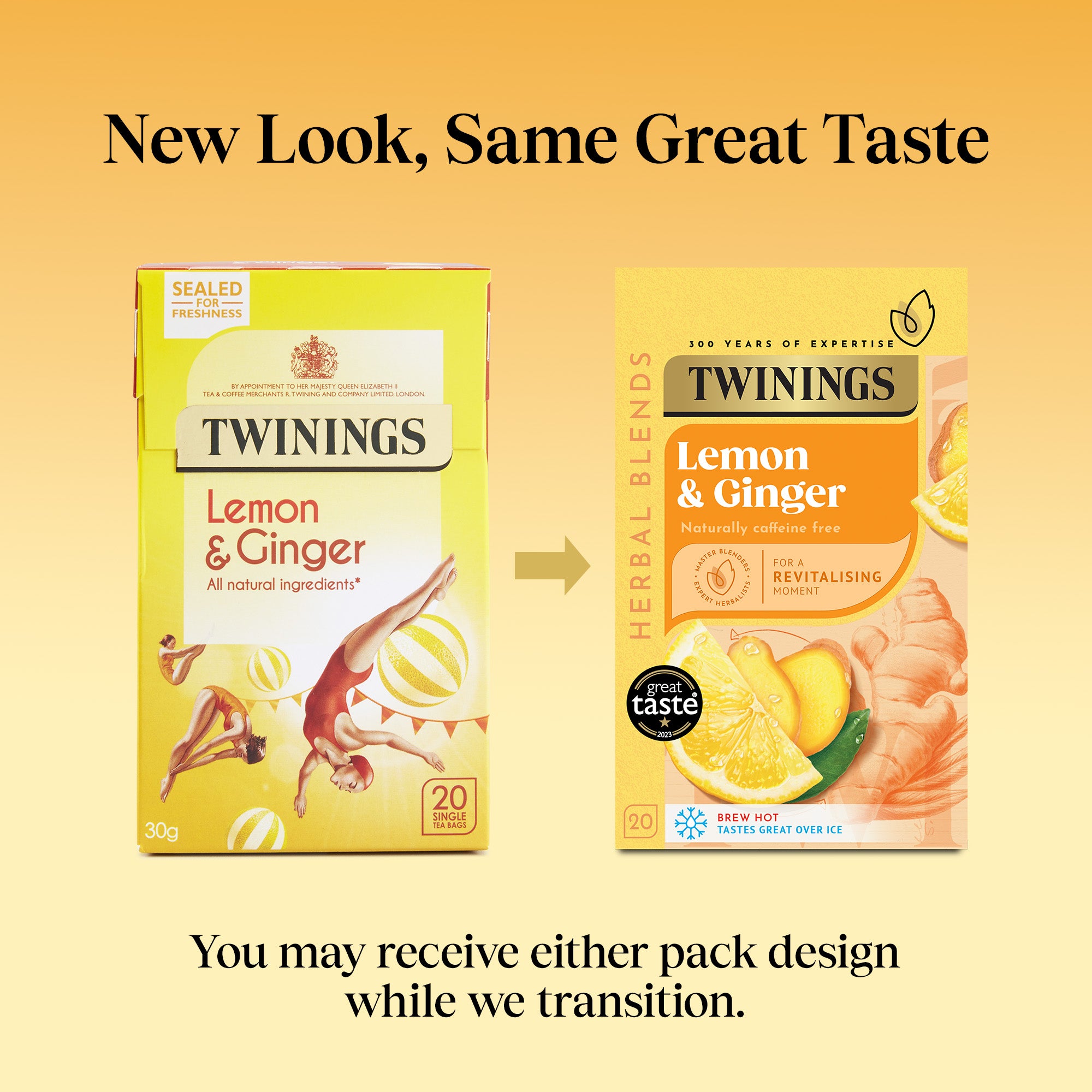 Twinings Lemon & Ginger - 20 Tea Bags