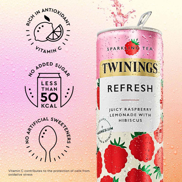 Twinings Sparkling Tea Refresh 250ml Can
