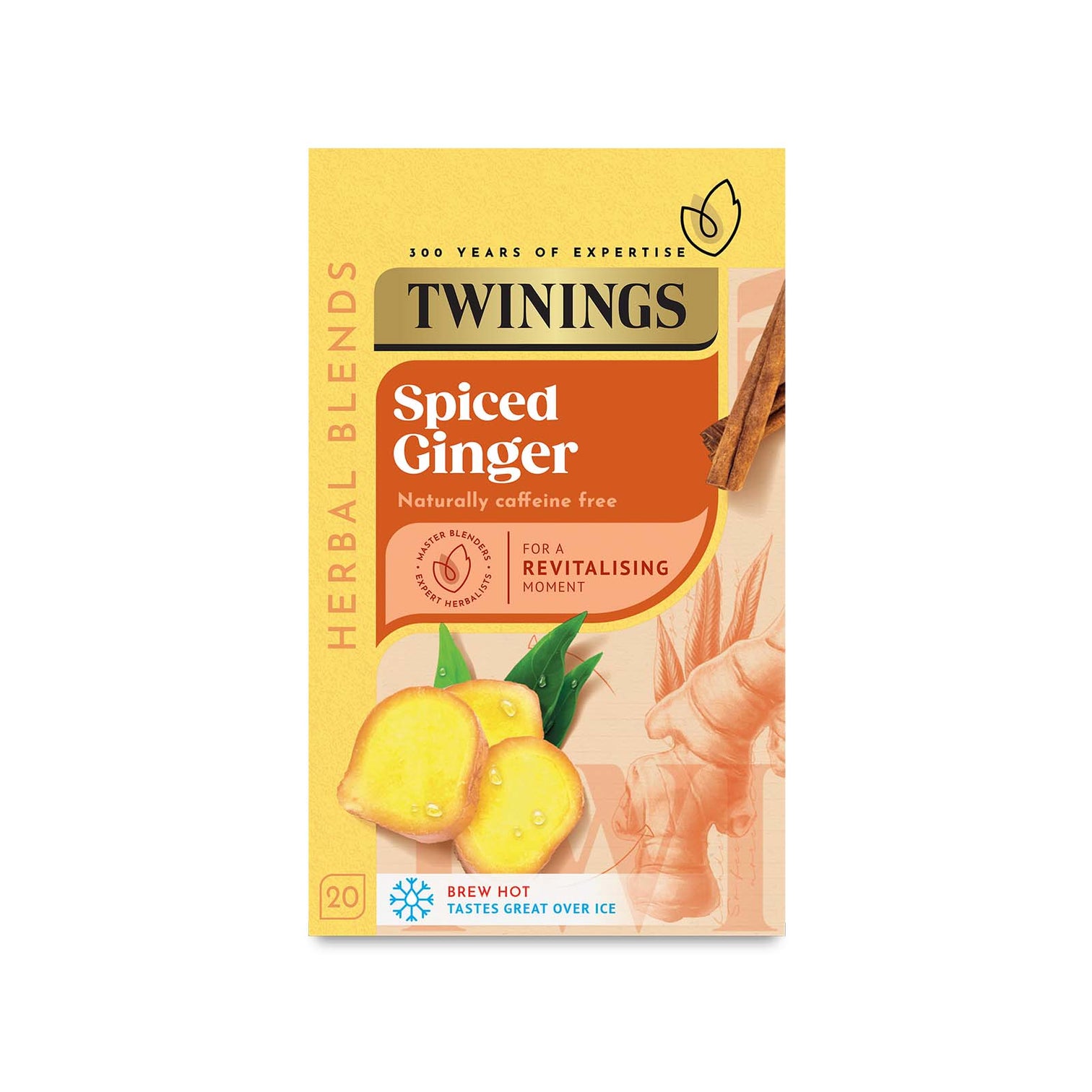 Ginger Tea - Lemon & Ginger Tea Bags - Tea from Ginger Root - Twinings