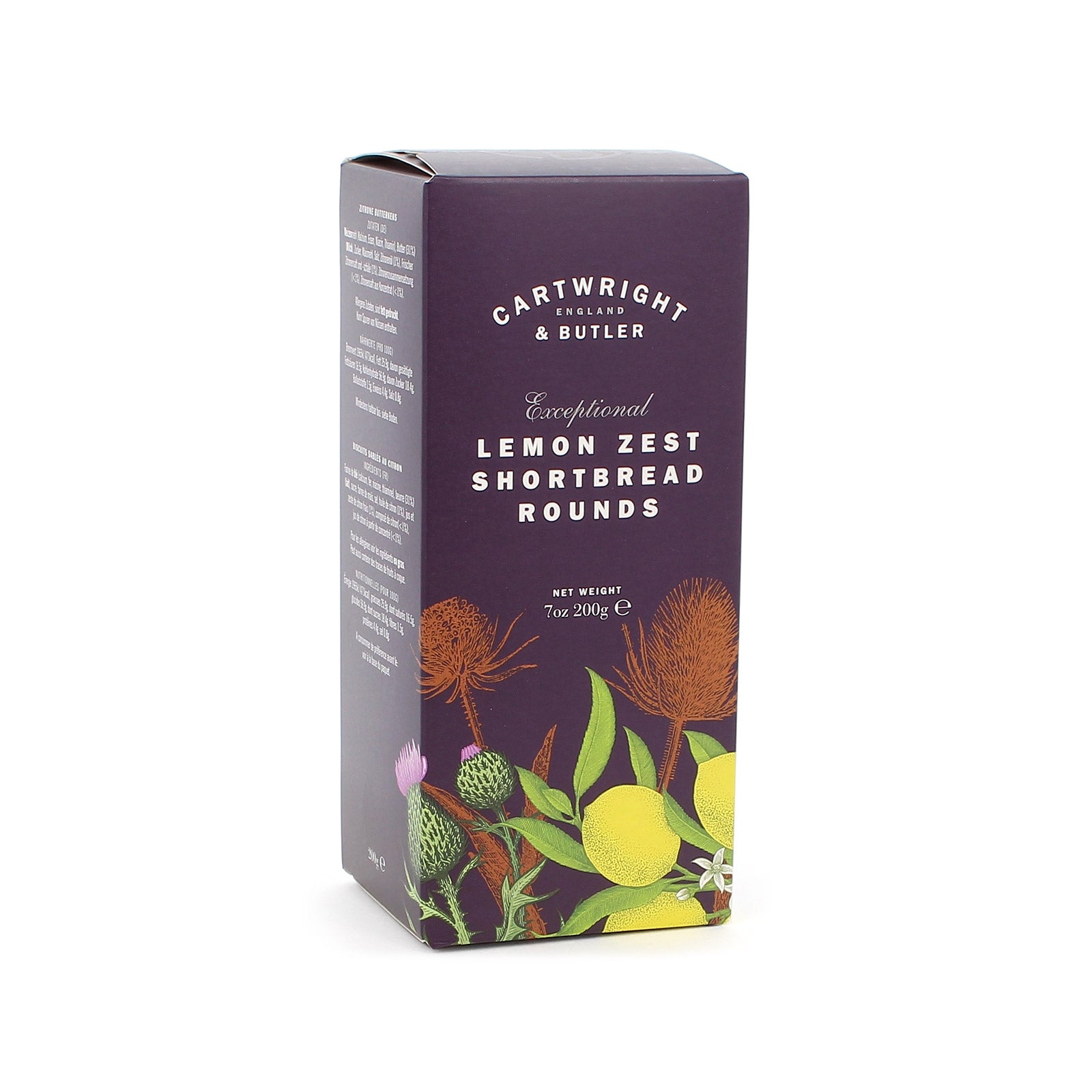 Cartwright & Butler Lemon Zest Shortbread Rounds – Twinings