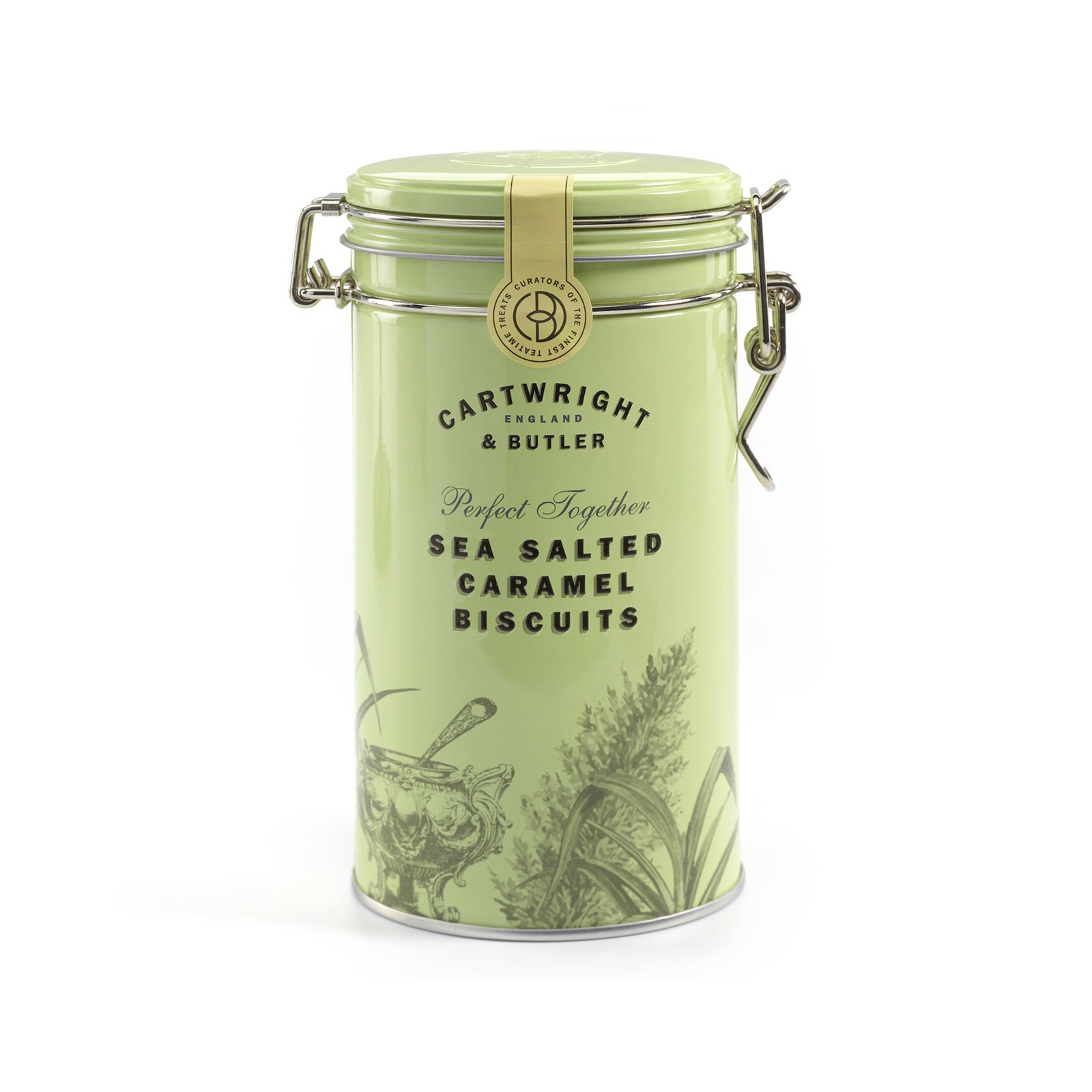 Cartwright & Butler Salted Caramel Biscuits in Tin – Twinings