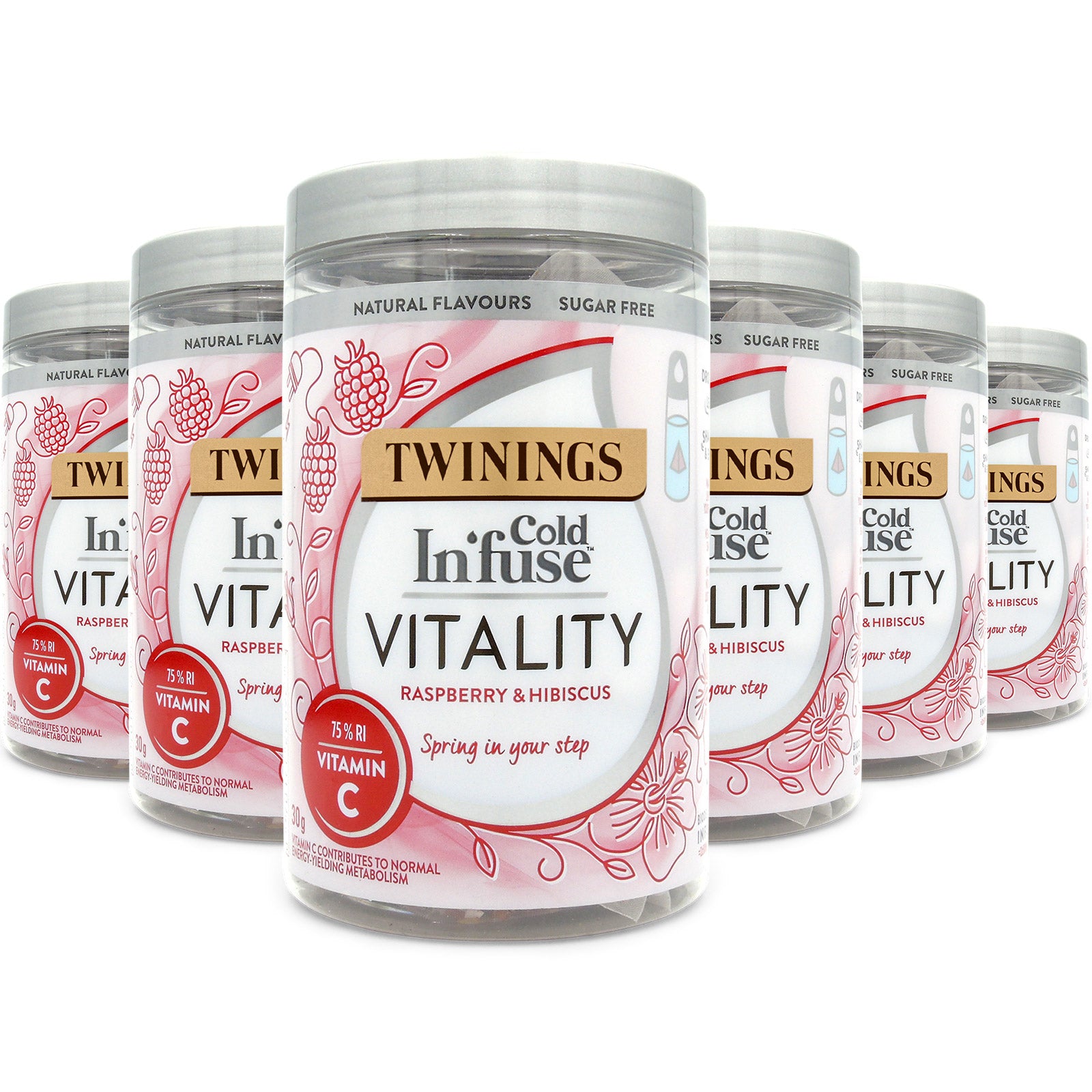 Twinings Cold Infuse inchVitality inch - Case of 6 Jars