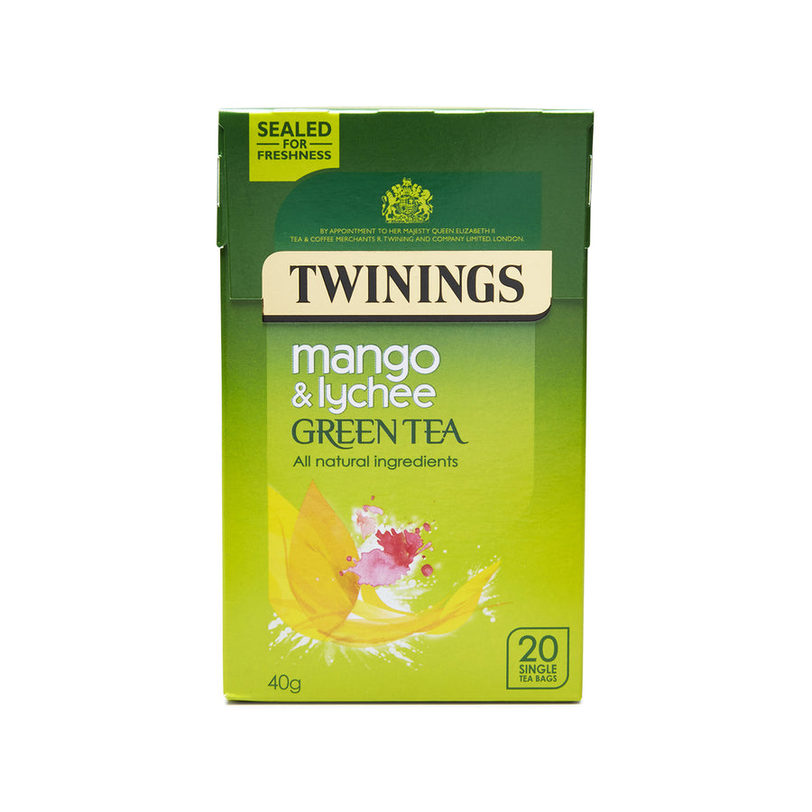 Twinings Green Tea, Mango & Lychee - 20 Tea Bags