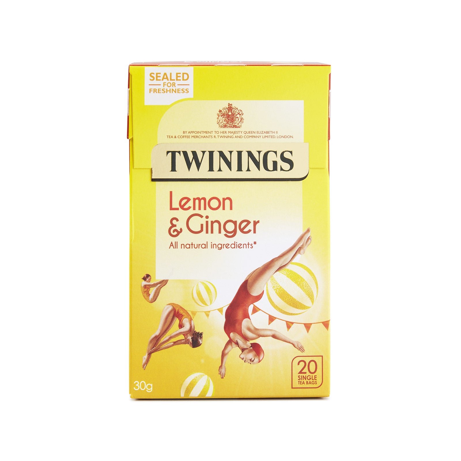 Ginger Tea Bags - Lemon & Ginger Teas - Twinings