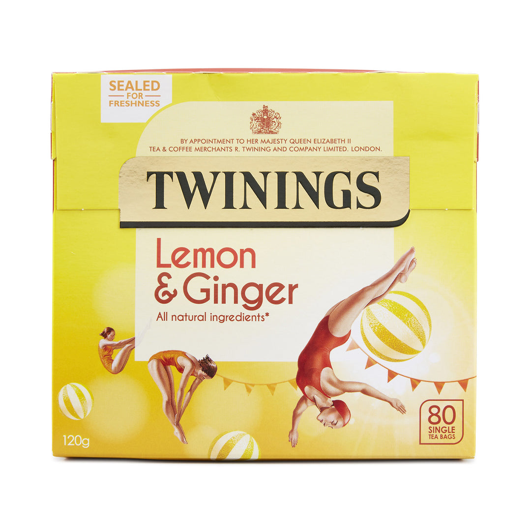Ginger Tea Bags - Lemon & Ginger Teas - Twinings