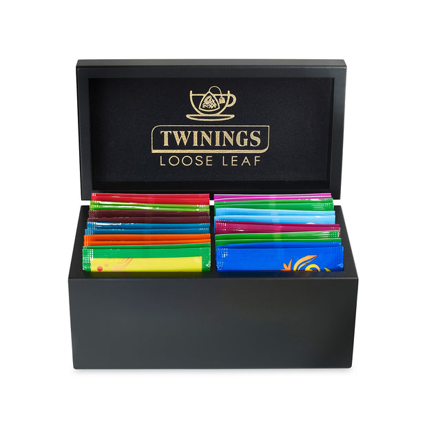Twinings Loose Leaf Pyramid Tea Box - 2 Compartment Filled