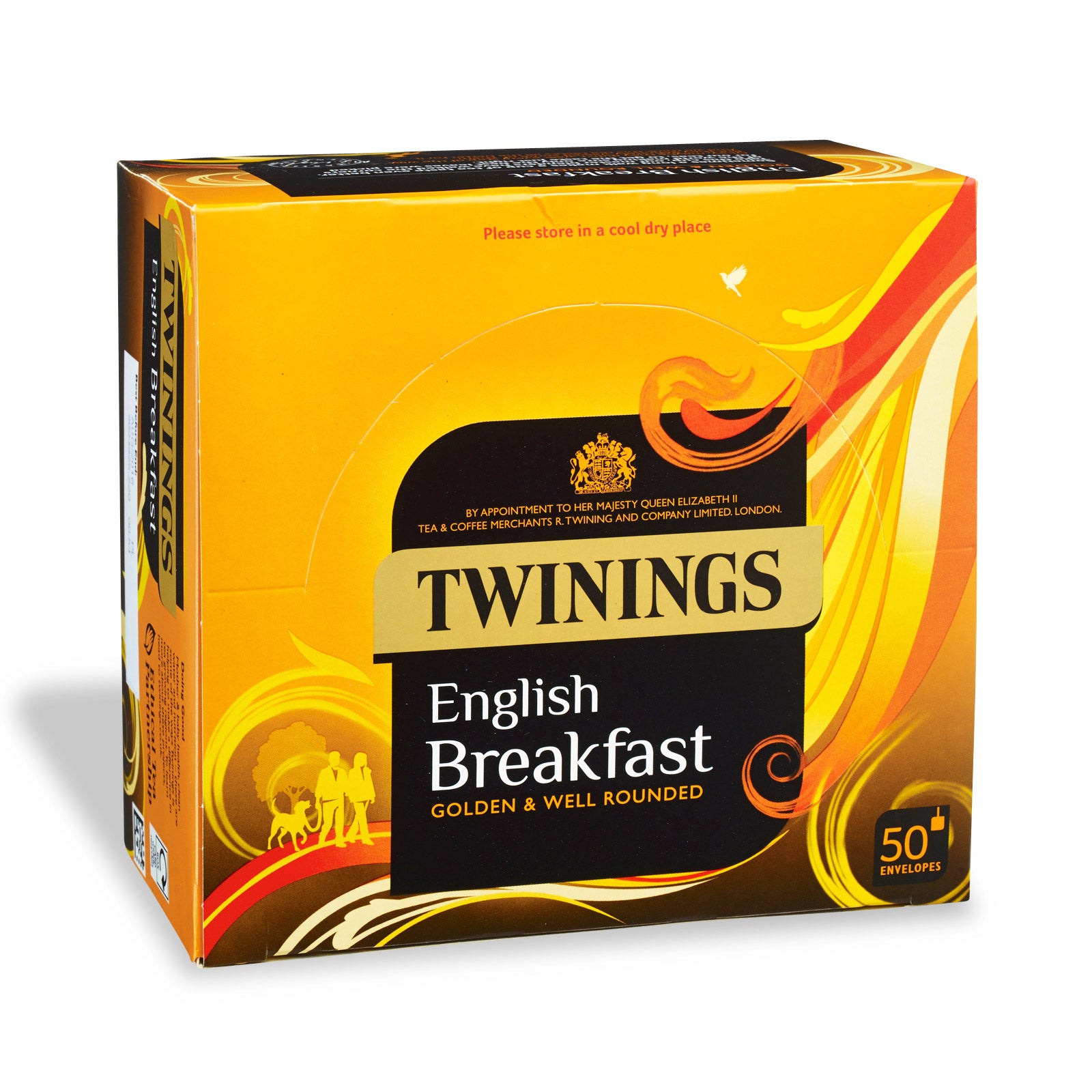 Twinings English Breakfast - 50 Envelopes (String & Tag)