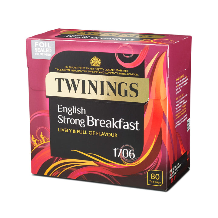 Twinings Strong English Breakfast - 80 Tea Bags