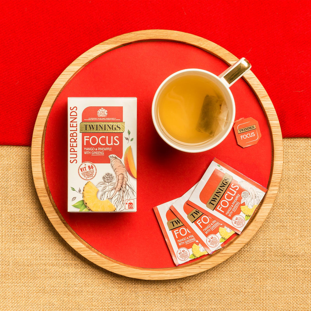Twinings – Superblends Focus Tea – Mango & Pineapple with Ginseng ...