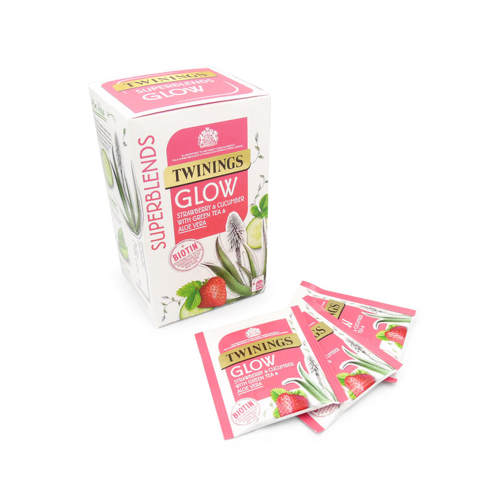 Twinings – Superblends Glow Tea – Strawberry & Cucumber with Green Tea ...