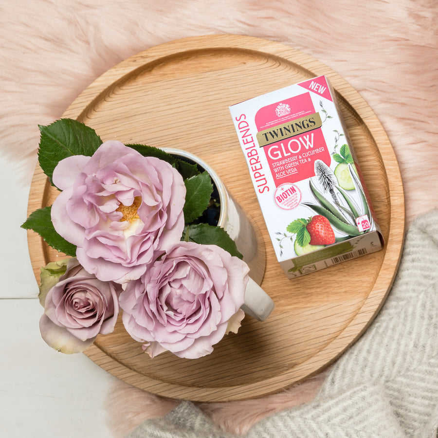 Twinings – Superblends Glow Tea – Strawberry & Cucumber with Green Tea ...