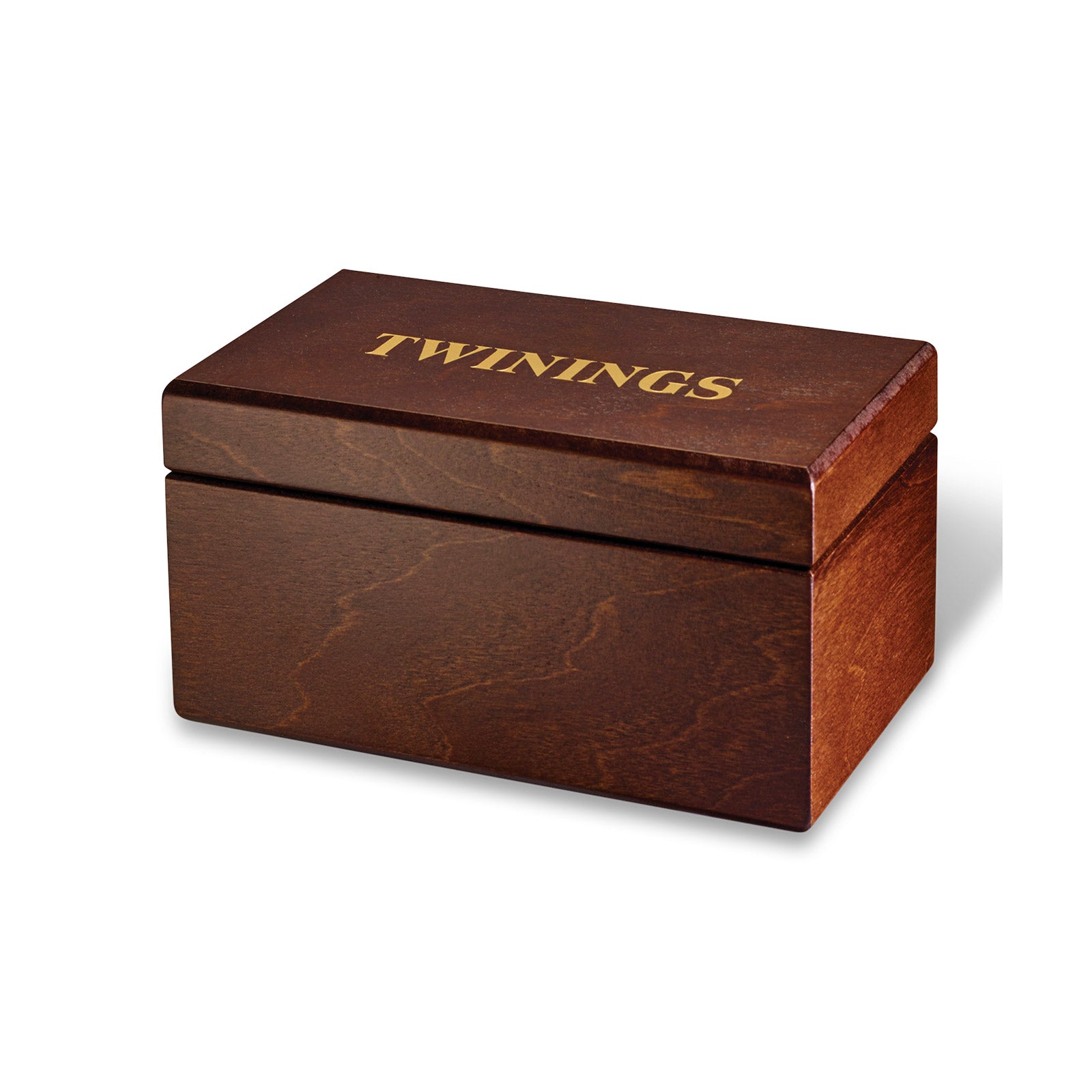 Twinings Deluxe Wooden Tea Box - 2 Compartment Filled