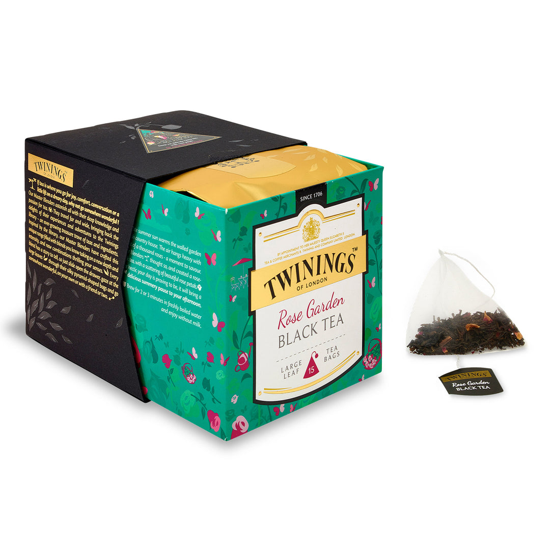 Discovery Collection Rose Garden Black Tea - 15 Pyramid Tea Bags – Twinings