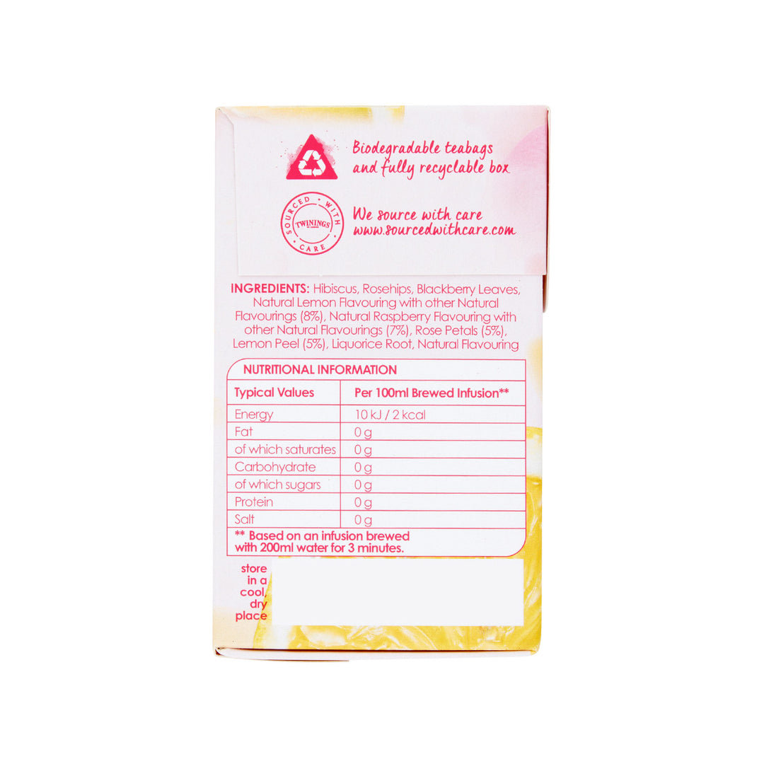 Twinings Raspberry & Lemon - 20 Tea Bags