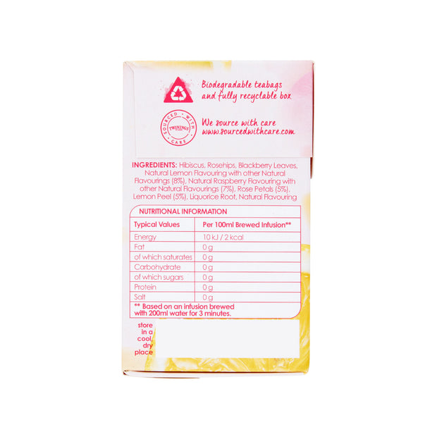 Twinings Raspberry & Lemon - 20 Tea Bags