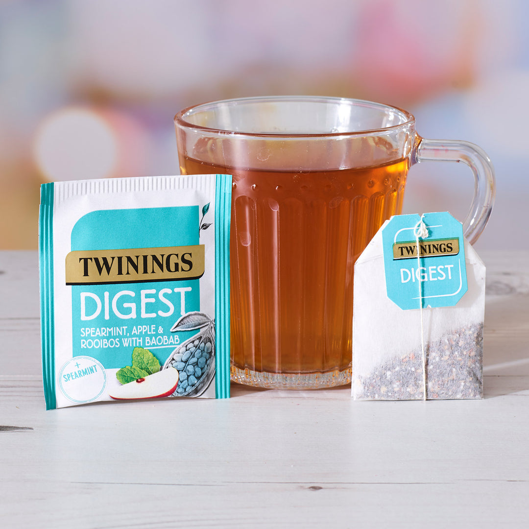 Superblends Digest Tea Spearmint, Apple & Rooibos 20 Envelopes – Twinings