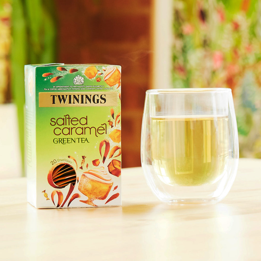 Twinings Salted Caramel Indulgence Green Tea - 20 Envelopes
