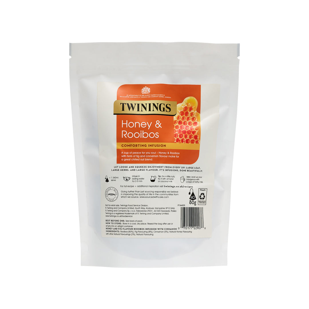 Twinings Honey & Rooibos - 40 Loose Pyramid Tea Bags