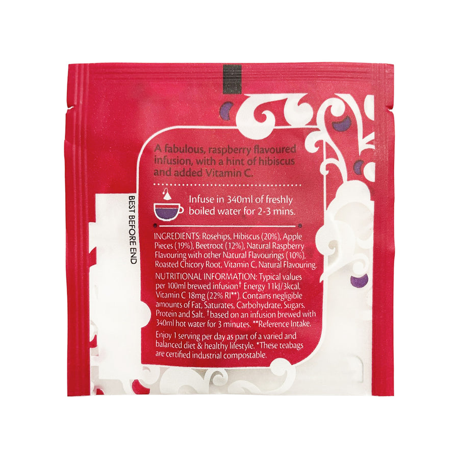 Twinings Revive Raspberry & Vitamin C - 15 Pyramid Bags (Individual)