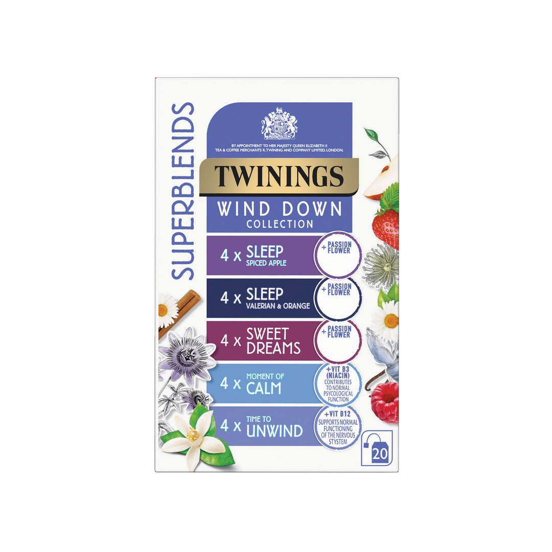 Twinings Superblends Wind Down Collection - 20 Envelopes