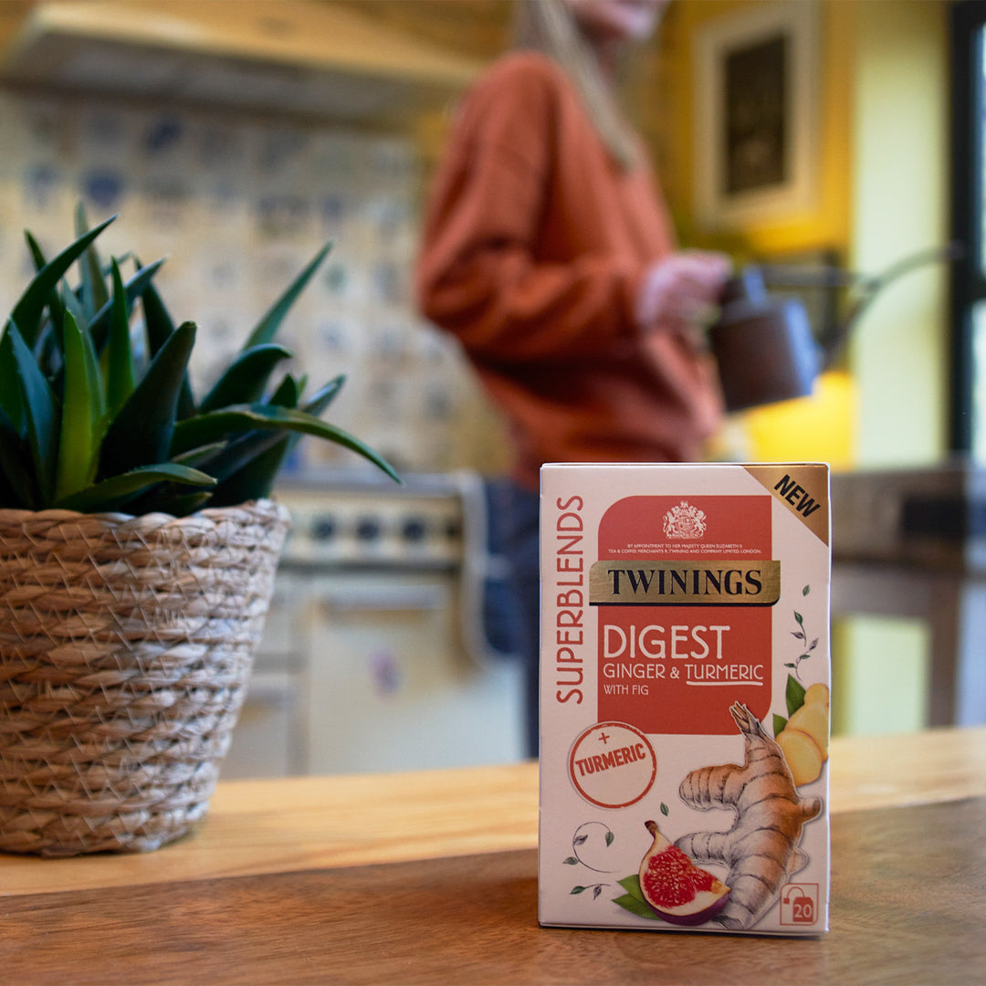 Superblends Digest Tea – Ginger & Turmeric with Fig – 20 Envelopes ...