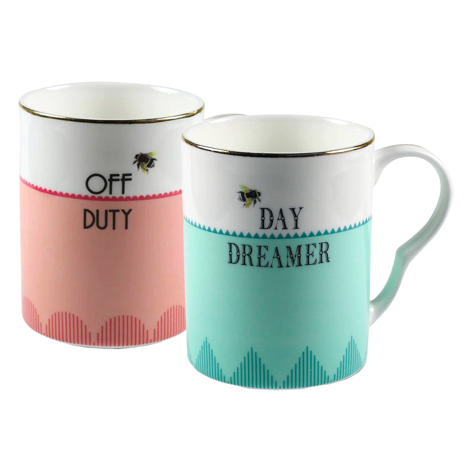 Yvonne Ellen Day Dreamer/Off Duty Set of 2 Mugs – Twinings